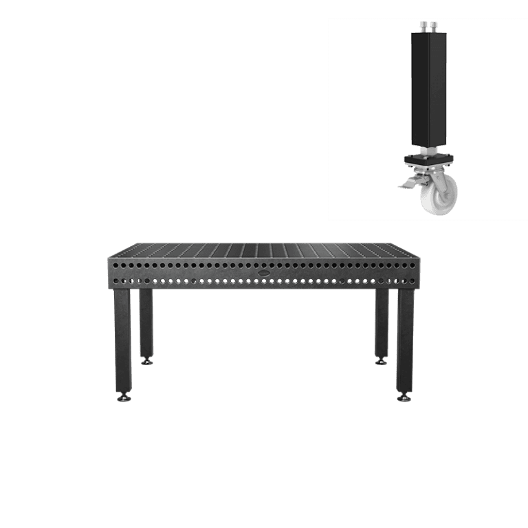 81070013 - Table System 16 2000x1000 w/wheels - CoWelder Welding Robot
